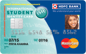 HDFC-Student Forex Card